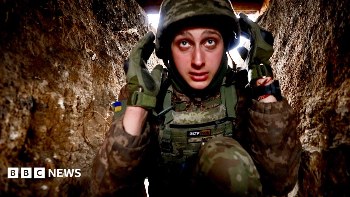 Ukraine war: The front line where Russian eyes are always watching ...