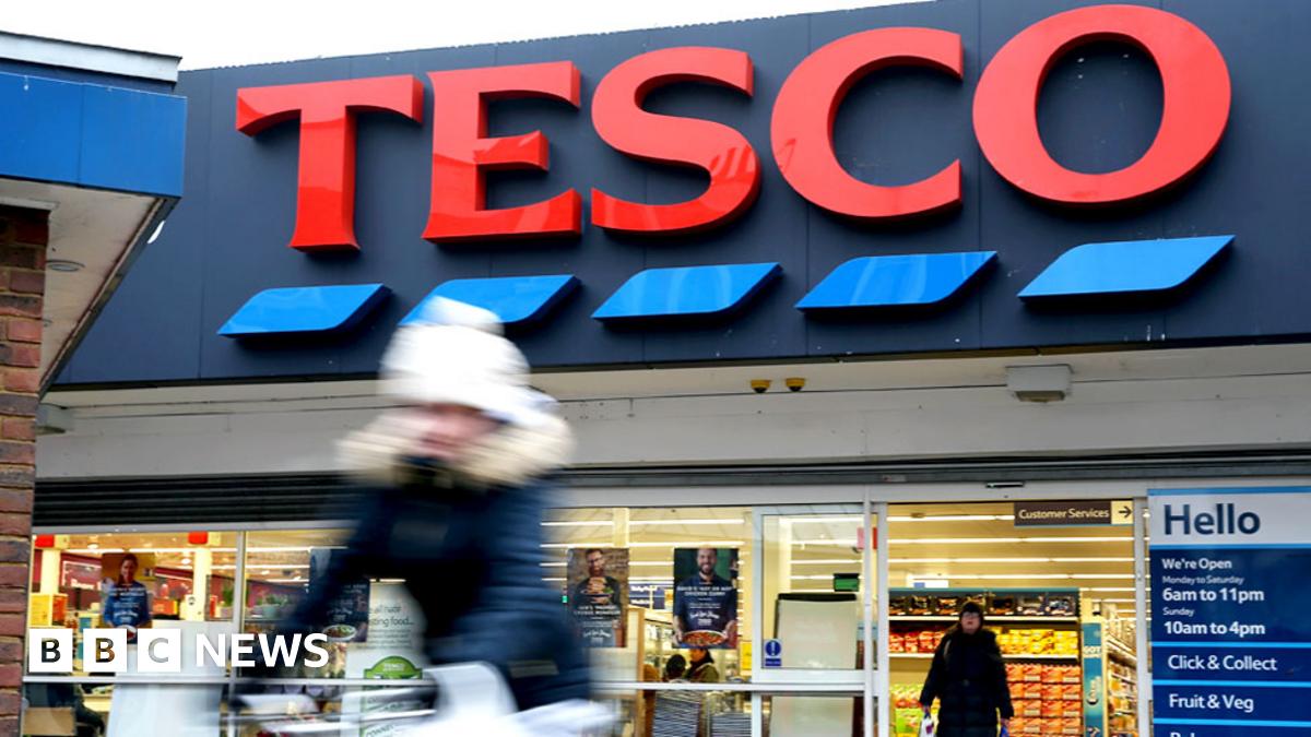 Tesco says growth 'on track' as sales rise again - BBC News
