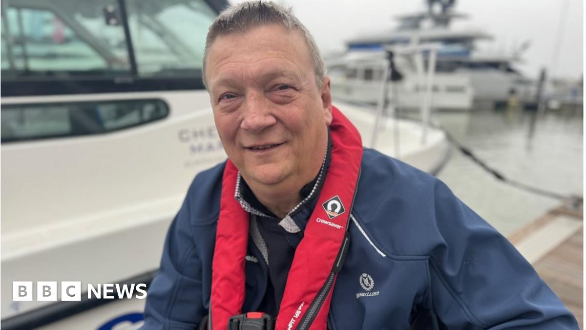 Disabled sailor Geoff Holt launches 'daring' charity challenge - BBC News