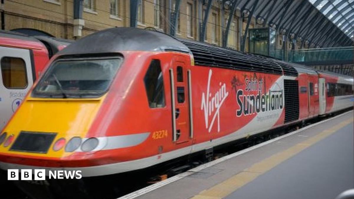 Virgin Trains launch Sunderland to London service - BBC News