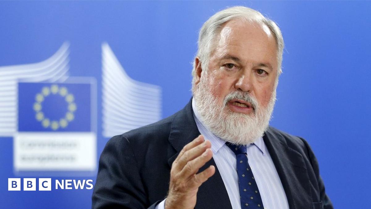 EU climate chief hails global progress on emissions - BBC News