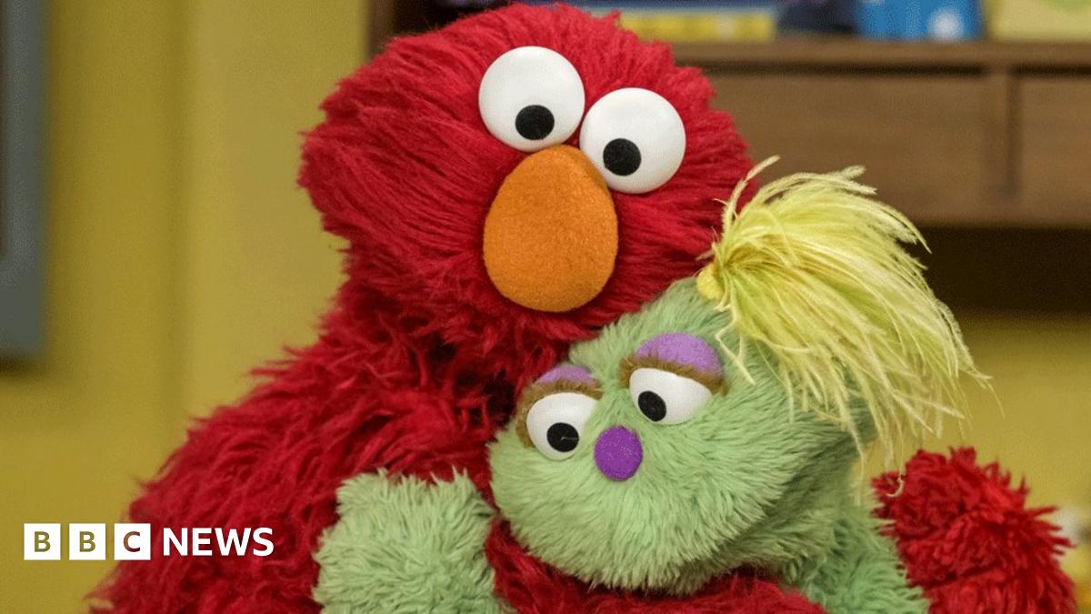 Sesame Street welcomes foster muppet Karli - BBC News
