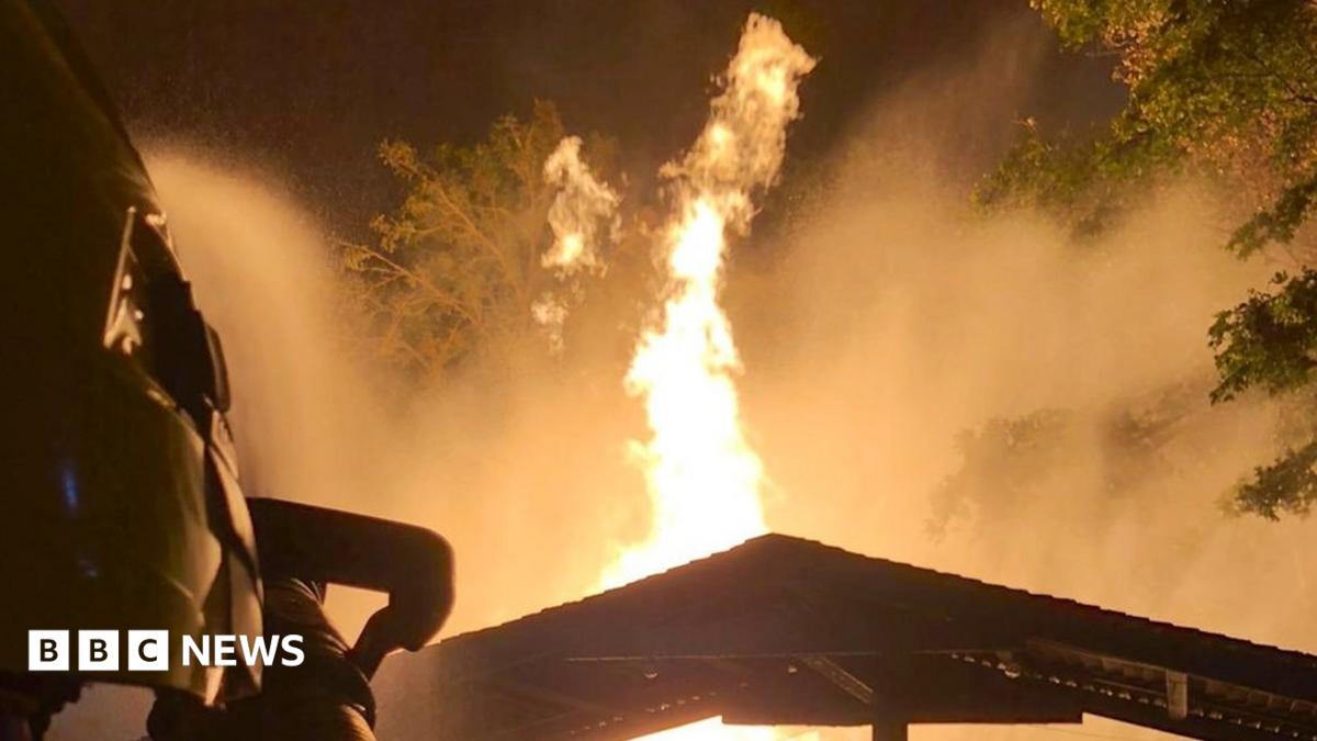 Bretton residents evacuated after 'severe' gas main fire - BBC News