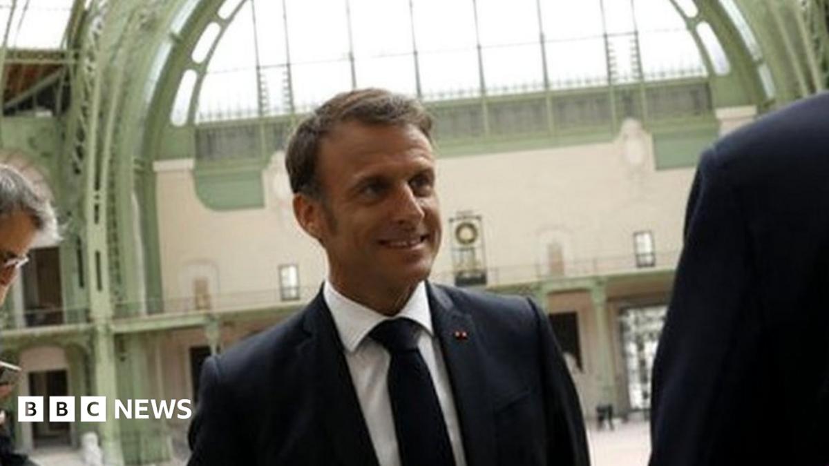 Macron says Paris Olympics opening ceremony could be moved - BBC News