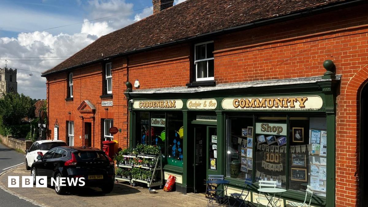 Coddenham village store's 100th birthday celebrated - BBC News