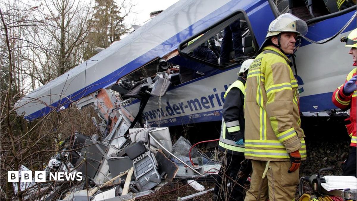 Germany train crash: Several killed near Bavarian town of Bad Aibling ...