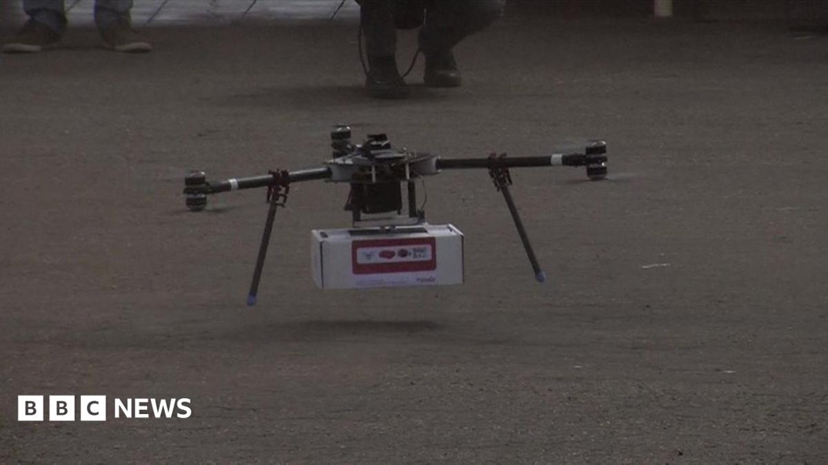 Malawi and Unicef launch drone air corridor - BBC News