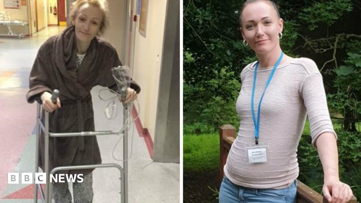 Addict given a year to live turns her life around - BBC News