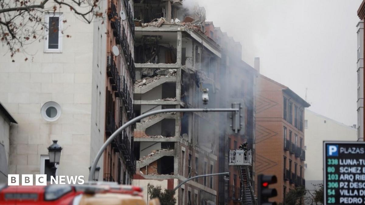 Madrid explosion leaves three dead - BBC News