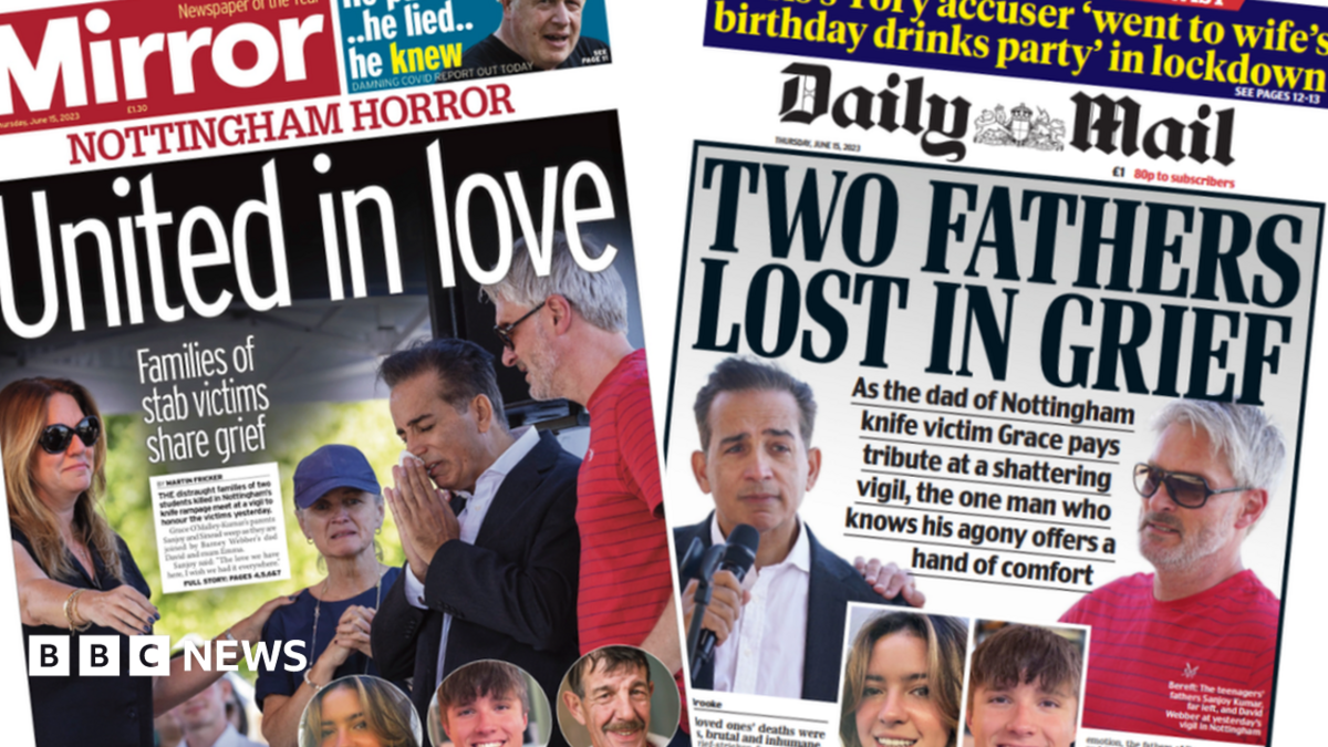 Newspaper headlines: 'United in love' and 'Mortgage rates on the rise ...