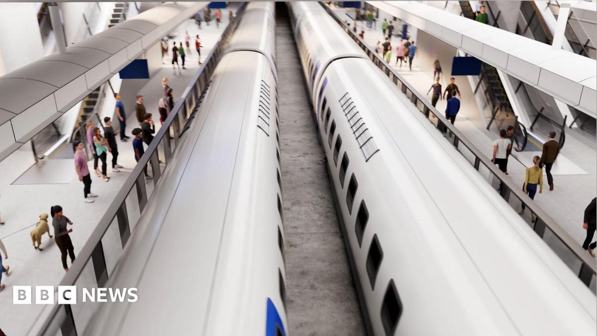 Old Oak Common - mega station starts to build - BBC News
