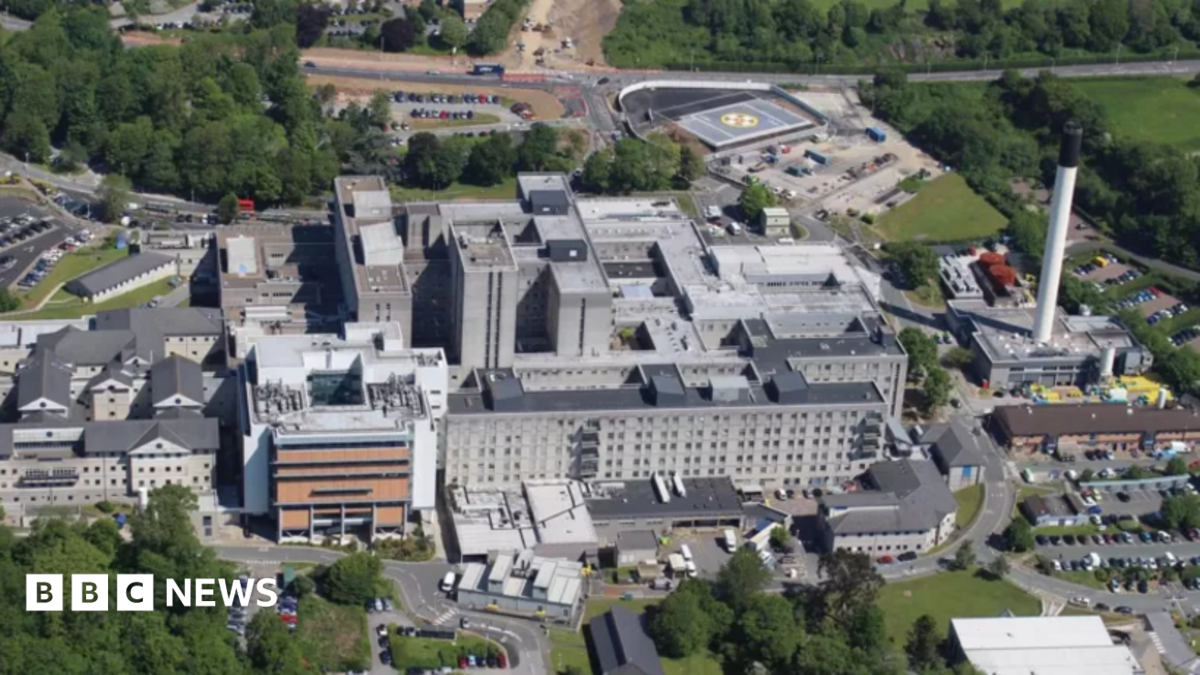 Woman 'blown by helicopter' at Devon hospital had 'violent' death - BBC ...