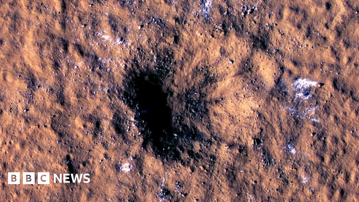 Nasa space probes document big impacts on Mars - BBC News