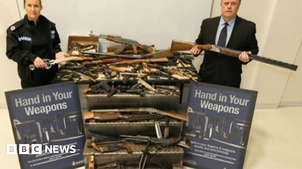 Weapons amnesty for West Yorkshire as offensive weapons use soars - BBC ...
