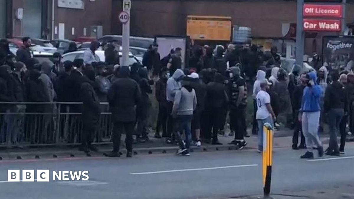 Man arrested after protest at Hindu temple in Smethwick - BBC News