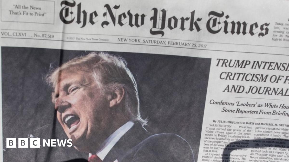 Why Donald Trump attacks the media - BBC News