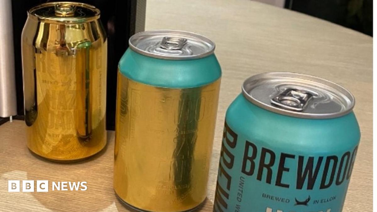 Brewdog boss pays out £500,000 in gold can row - BBC News