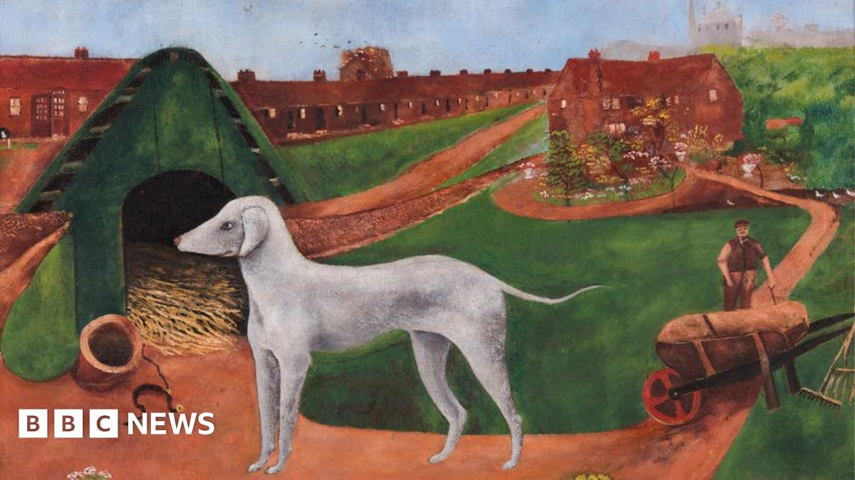 Unseen Pitmen Painters' art goes on display in Ashington - BBC News