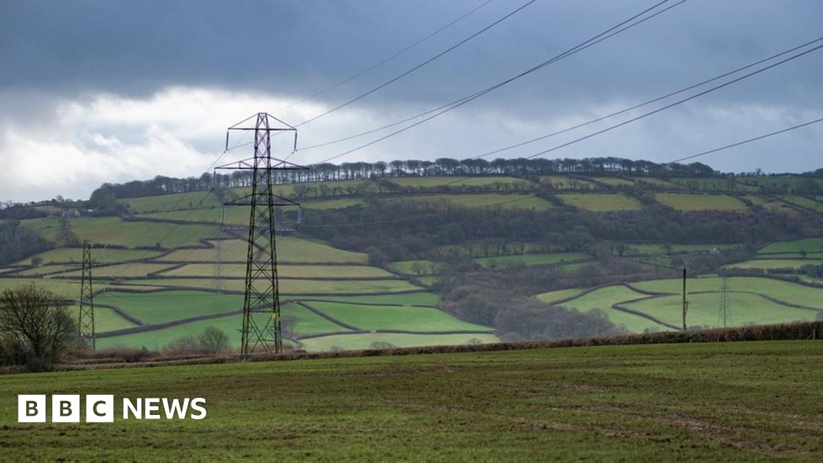 Towy Valley: Campaign to stop 60 miles of electricity pylons - BBC News