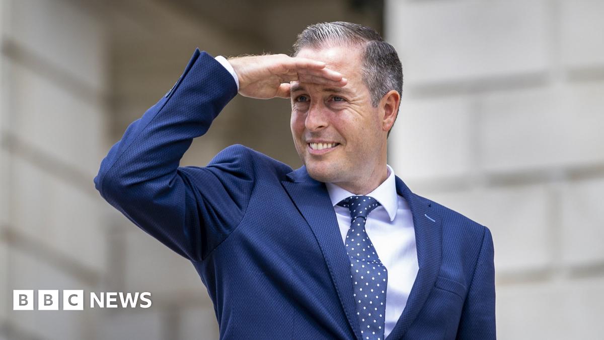 Paul Givan nominated by Edwin Poots as NI's new first minister - BBC News