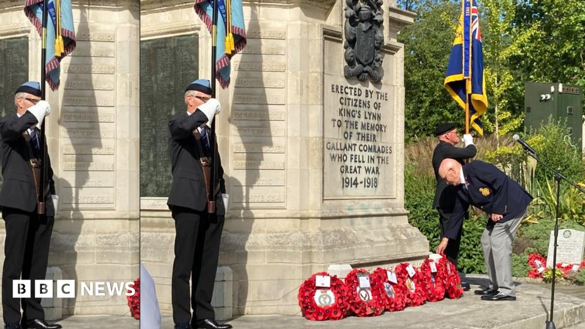 Norwich and King's Lynn remember Battle of Britain - BBC News