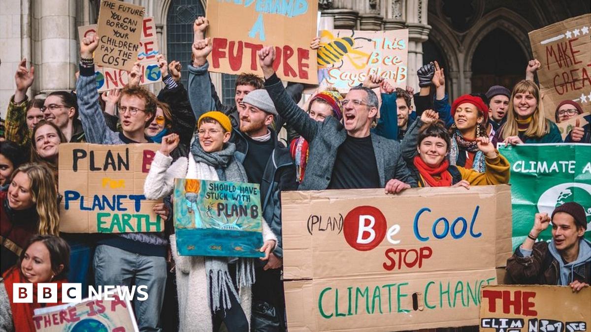 Court action to save young from climate bill - BBC News