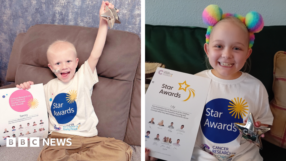 Cancer-battling children's courage inspires charity poem - BBC News