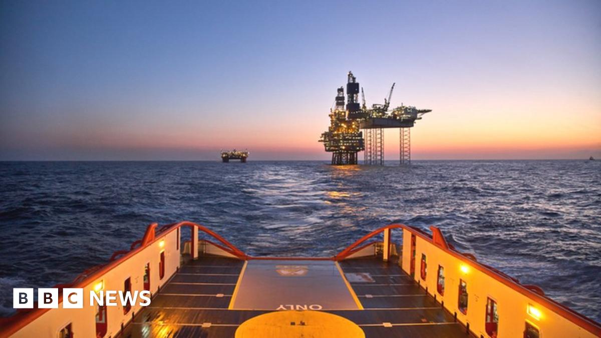 Employment and earnings hit by North Sea decline - report - BBC News