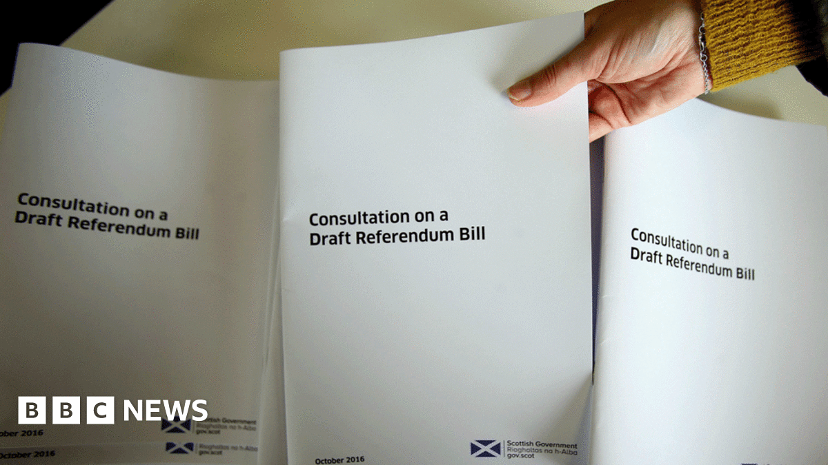 What's the thinking behind a second Scottish referendum bill? - BBC News