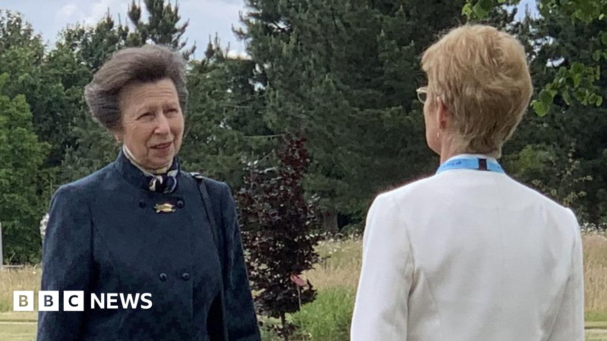 Princess Anne marks 100 years of Wrens association - BBC News