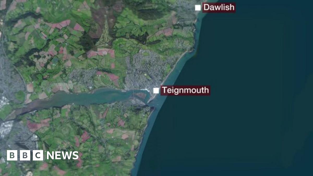 Devon train line re-opens after rockfall - BBC News