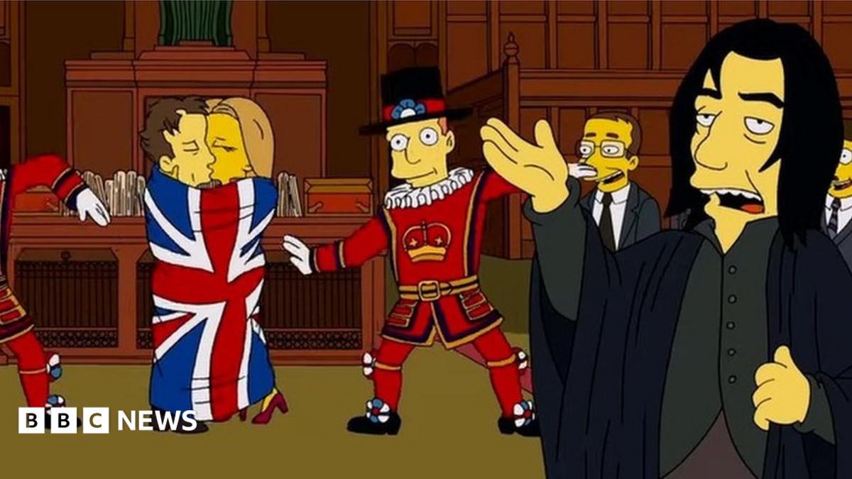 The Simpsons tribute to David Bowie and Alan Rickman resurfaces - BBC News