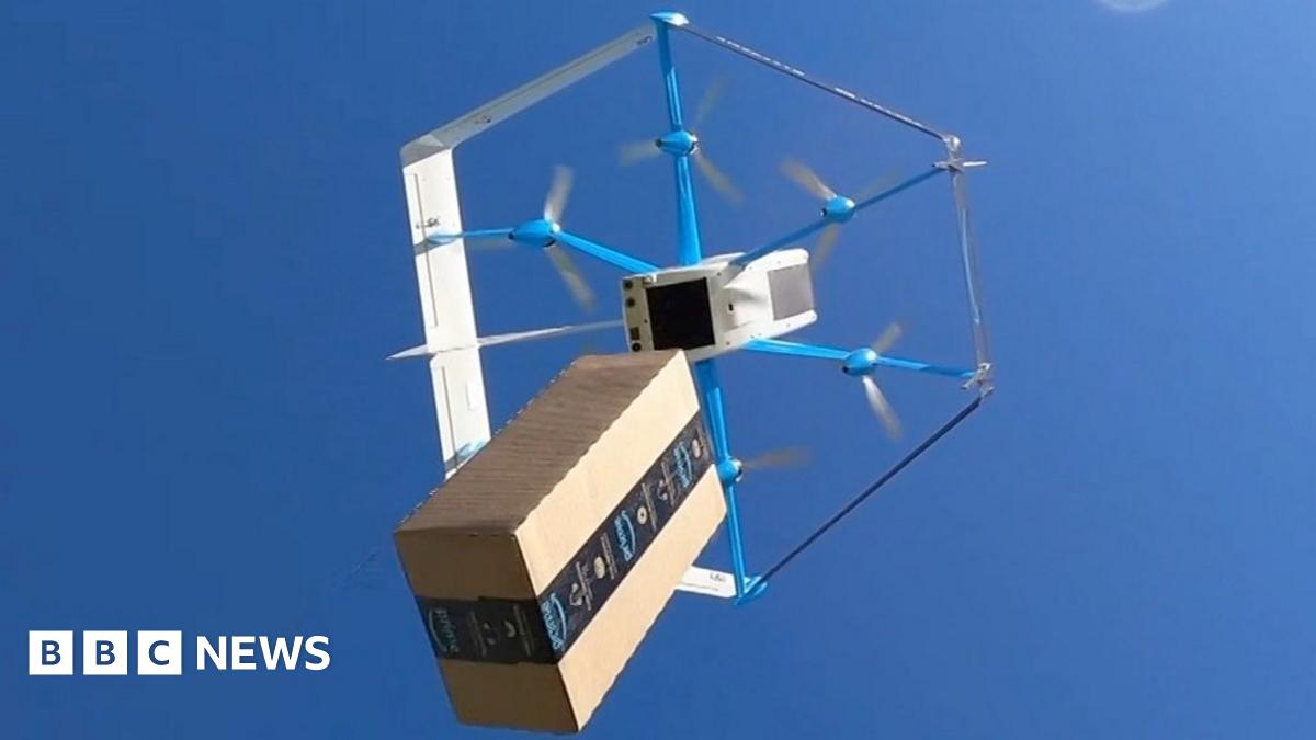 Amazon pledges parcels in an hour using drone deliveries - BBC News