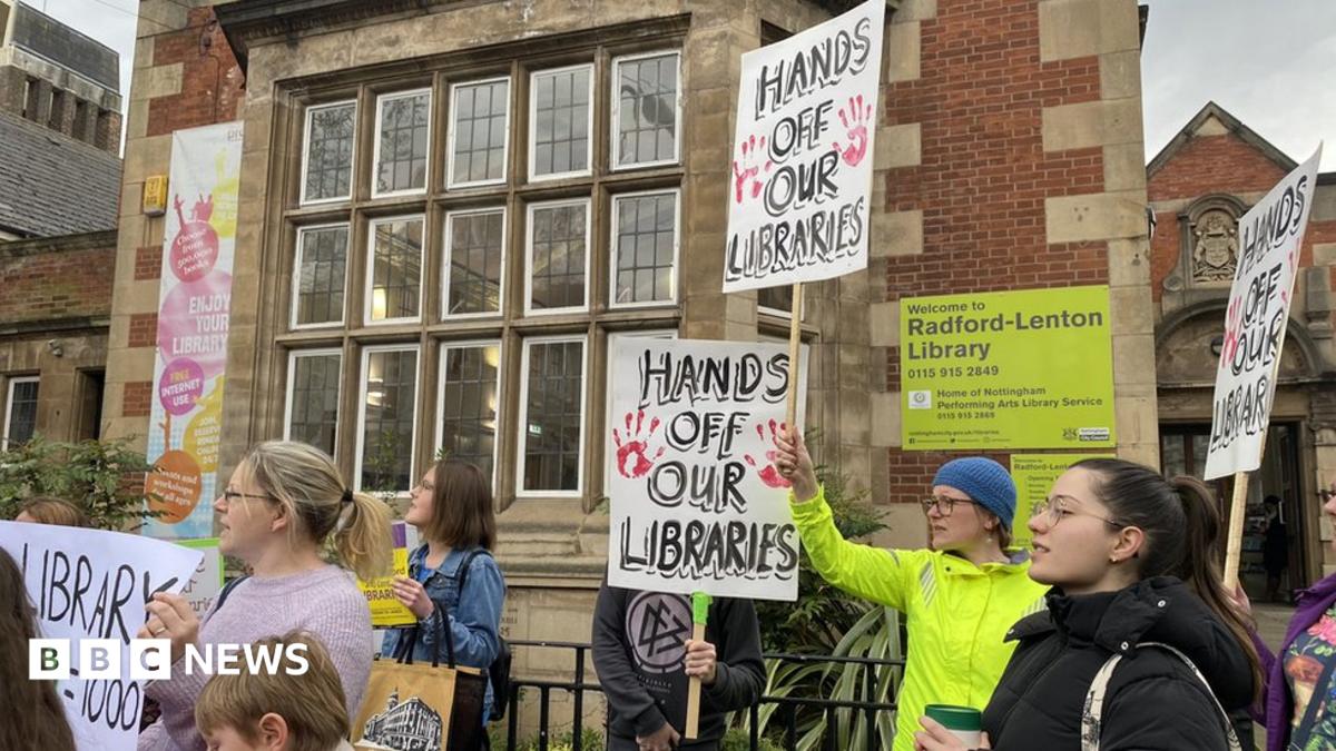 Nottingham library campaigners claim victory after vote - BBC News