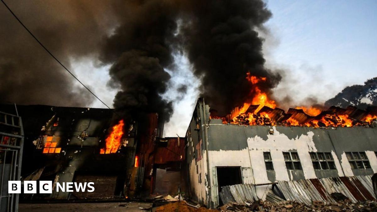 Durban riots: South Africa still bears the scars one year on - BBC News