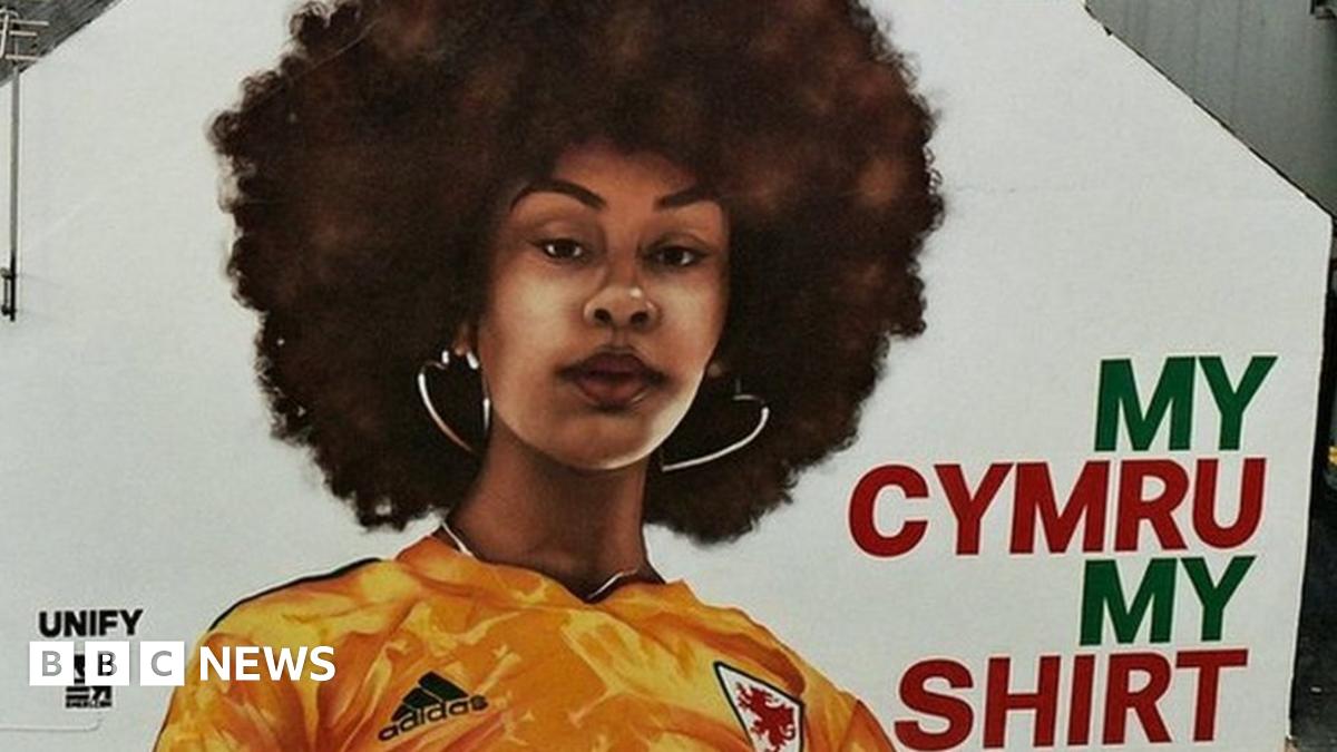 Cardiff mural celebrating diversity painted over by advert - BBC News