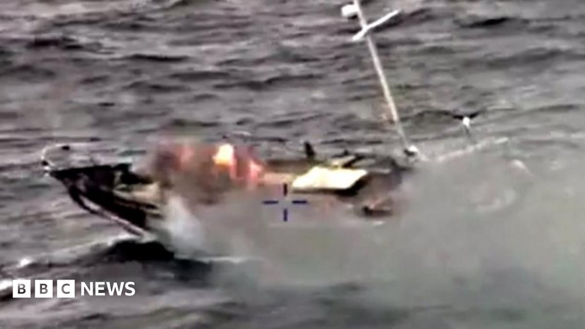 Nine rescued from yacht after fire off Shetland - BBC News