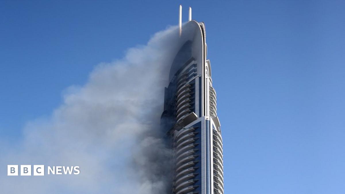 Dubai seeks cause of massive hotel fire at New Year - BBC News