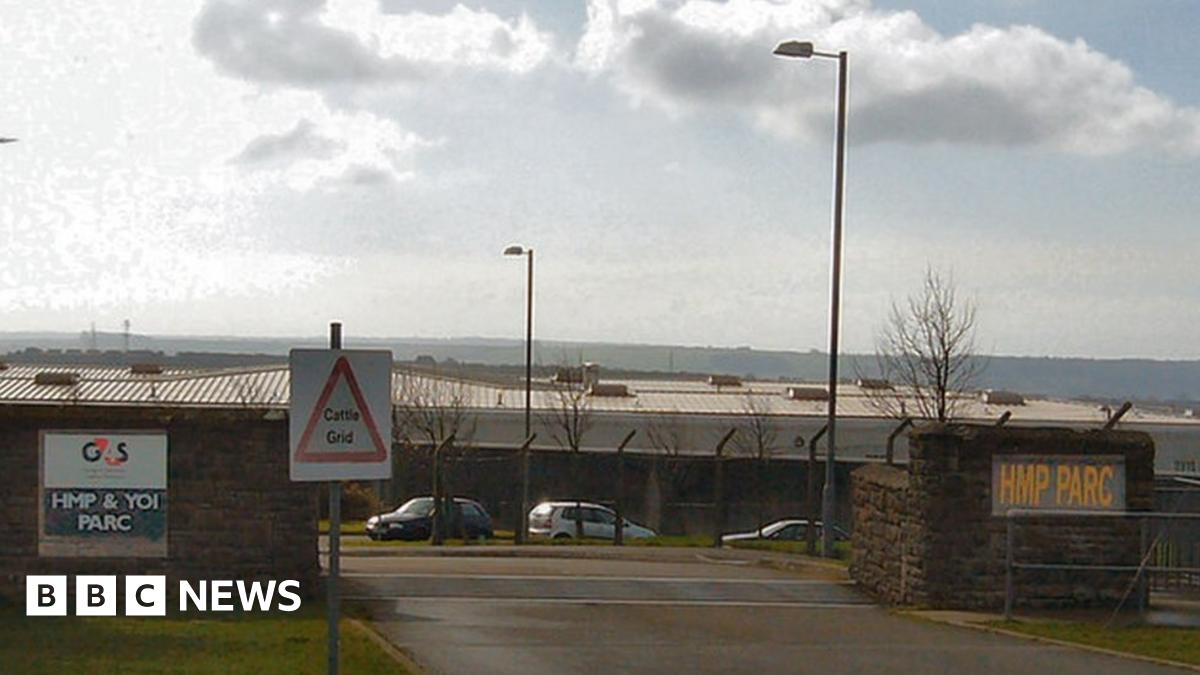 Parc Prison investigation after inmates post photos online - BBC News