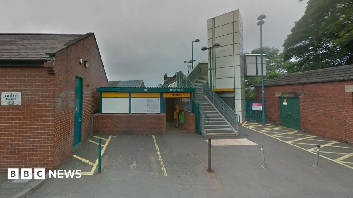 Benton Metro station platform closed due to structural damage - BBC News