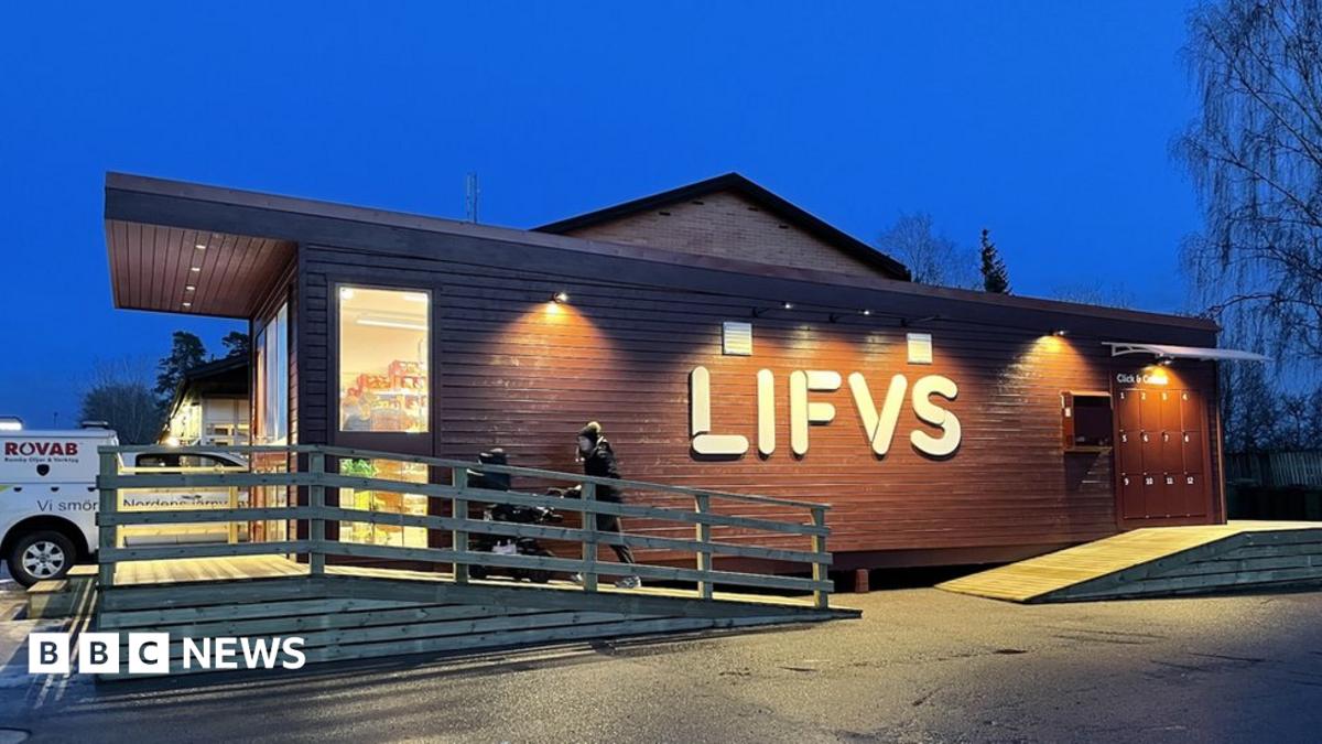 Shops return to rural Sweden but are now staff-free - BBC News
