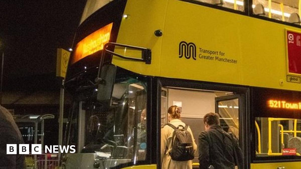 More night bus routes to be trialled across Greater Manchester - BBC News