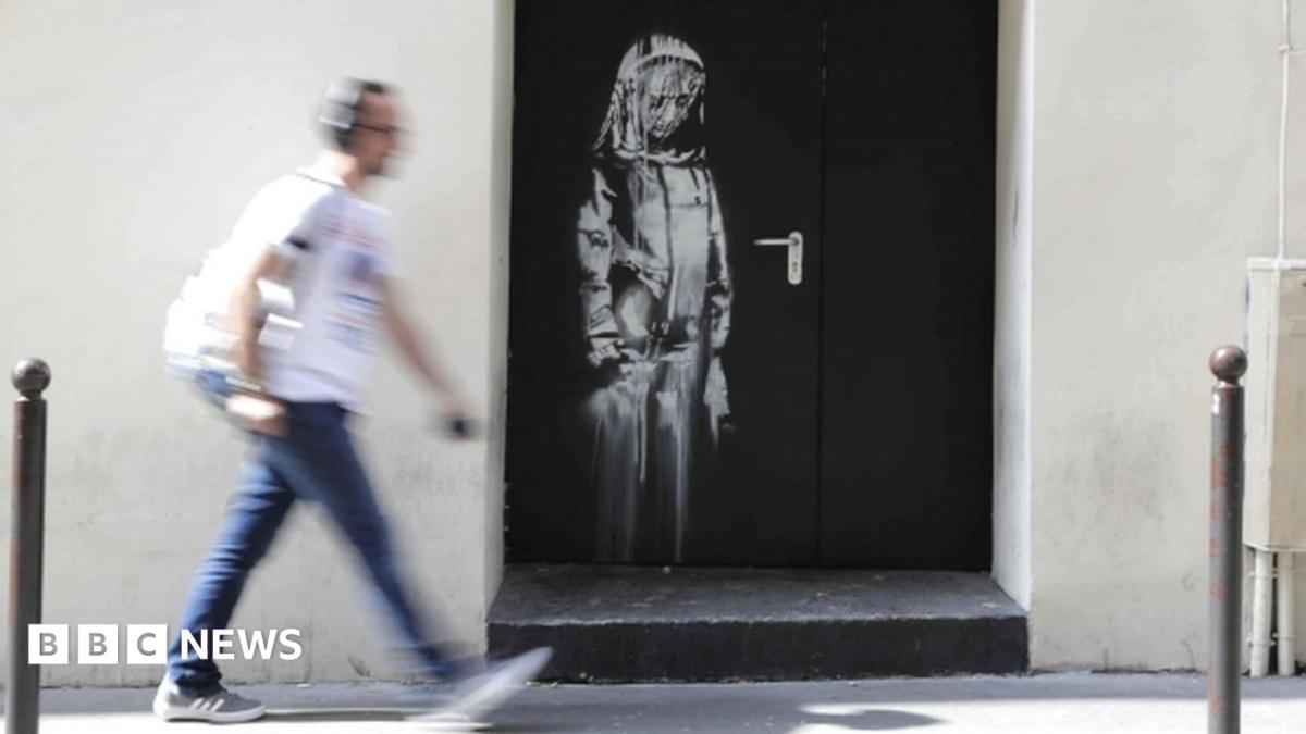French Banksy: Eight guilty in theft of Bataclan mural - BBC News