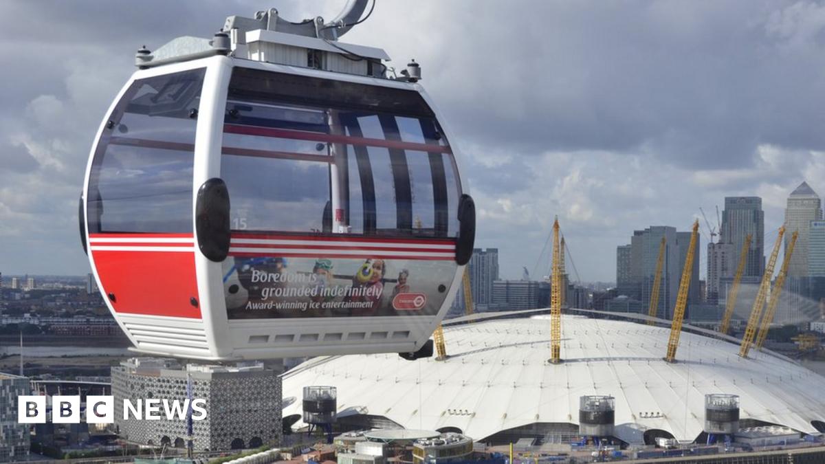 London cable car to be sponsored by technology firm IFS - BBC News