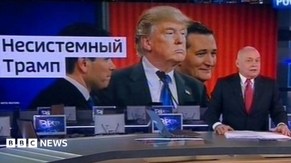 US election 2016: Russian state TV backs 'anti-establishment' Trump ...