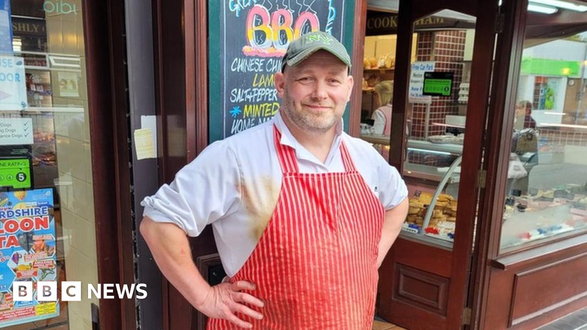 Dancing butcher from Staffordshire a cut above the rest on TikTok - BBC ...