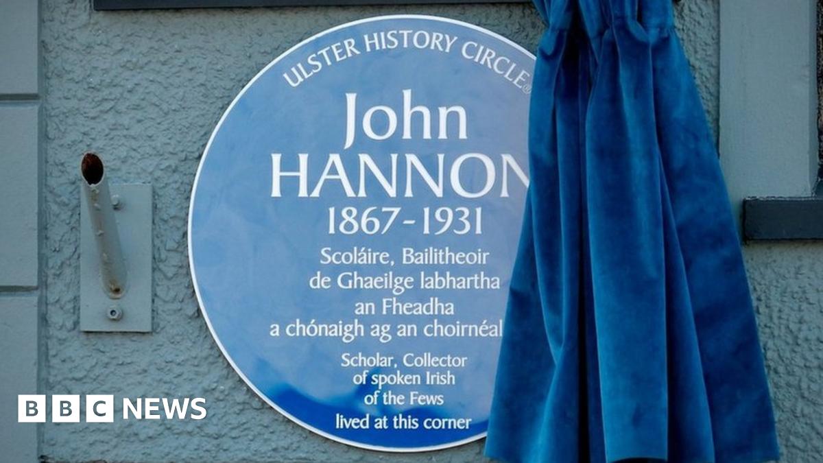 Irish language: Crossmaglen honours linguist John Hannon - BBC News