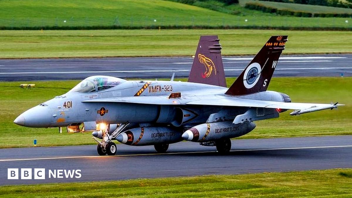'Top Gun' jets touch down in Scotland - BBC News