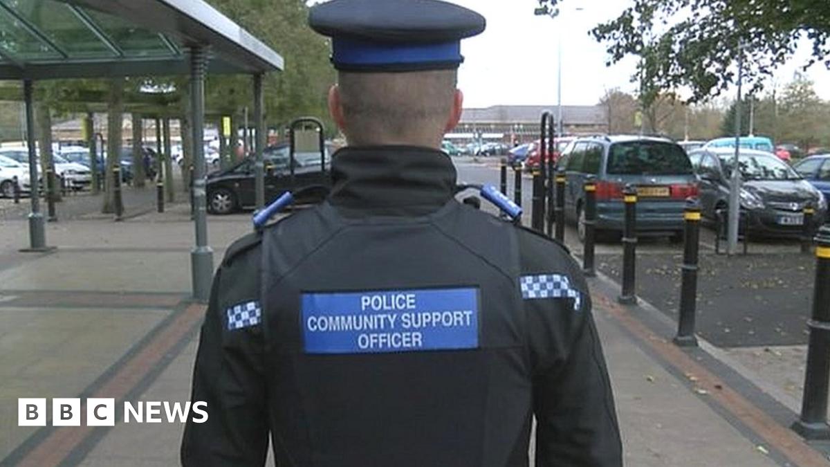 Uniformed PCSO mistaken for stripogram at 50th birthday party - BBC News