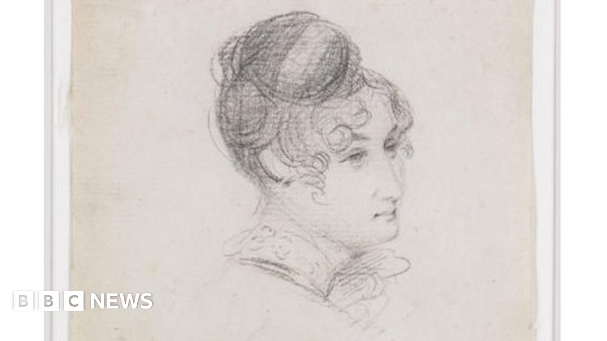 John Constable: Artist's sketch of wife to go under the hammer - BBC News